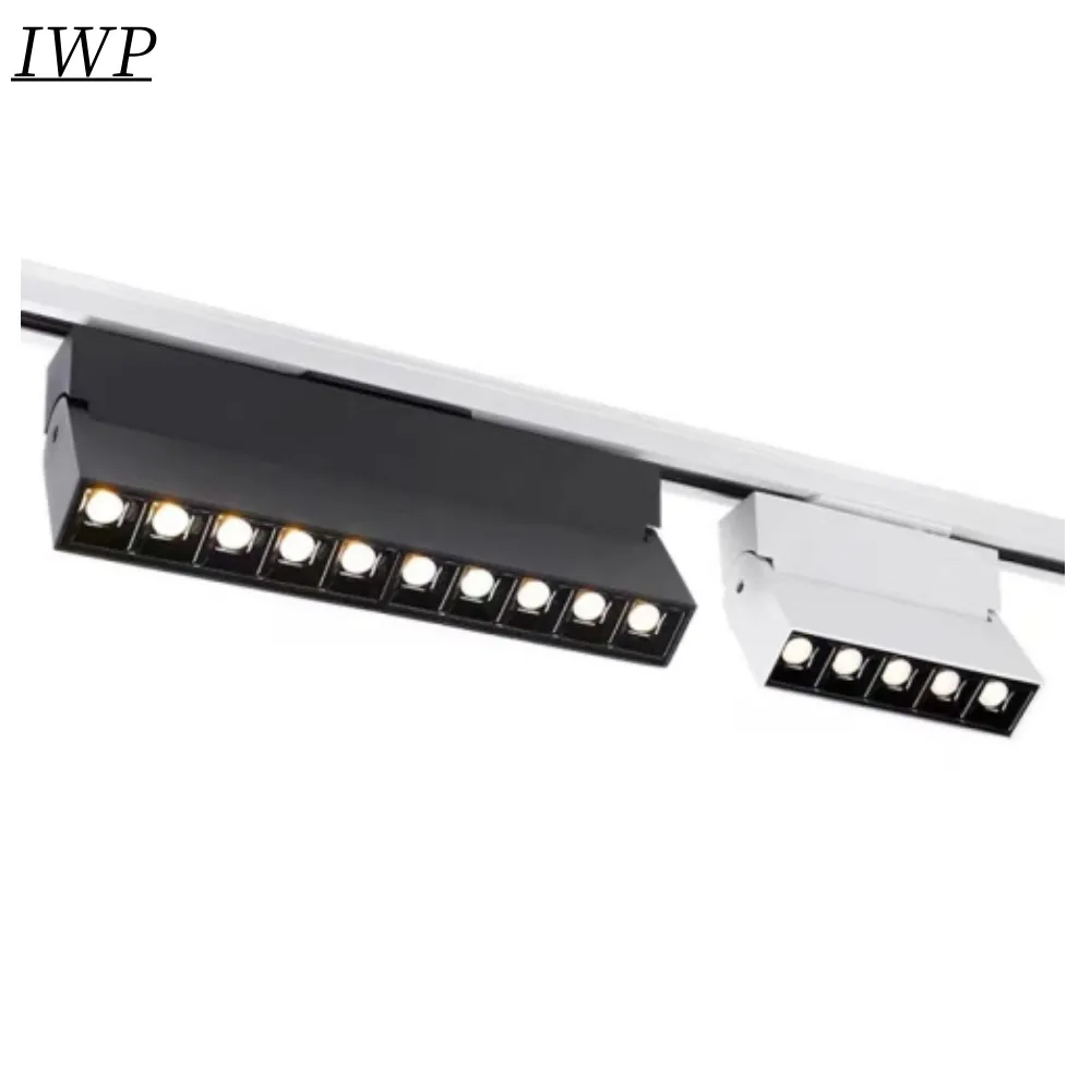 Dimmable-Foldable-Spotlight-Adjustable-LED-Rail-Track-Lamp-Bar-Light ...