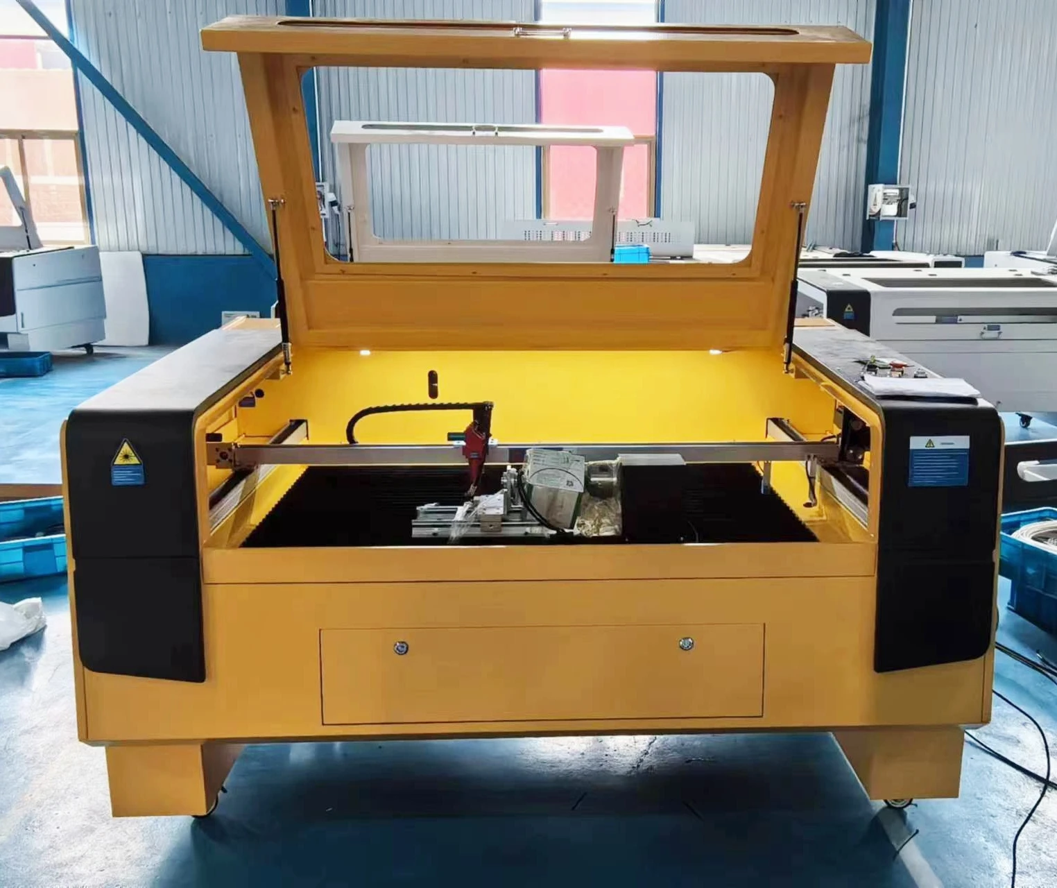 CNC-CO2-Laser-M-quina-de-corte-80W-150W-180W-RECI-Tubo-De-Vidro-Acr ...