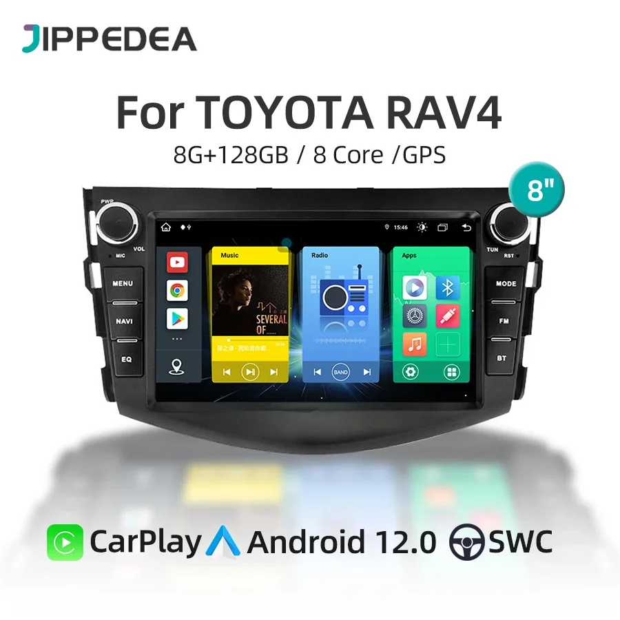 8-Carplay-Android-13-0-Car-DVD-Player-8G-128G-Multimedia-Radio-For ...