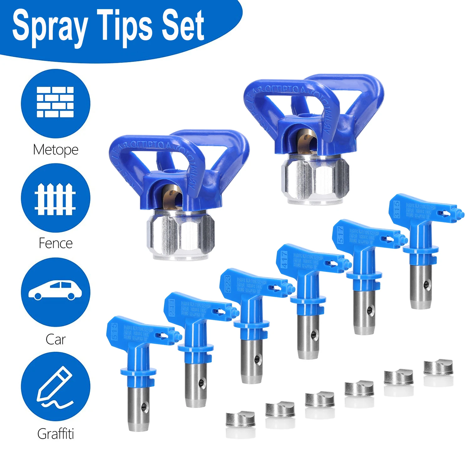Reversible-Paint-Spray-Tip-Nozzles-Airless-Sprayer-Nozzles-Sprayer ...