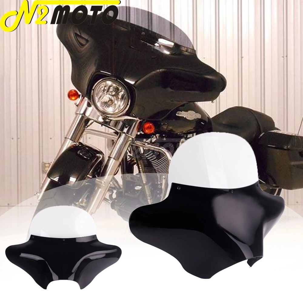 ABS Plastic Motocycle Batwing Front Fairing Cowl For Harley Road King ...