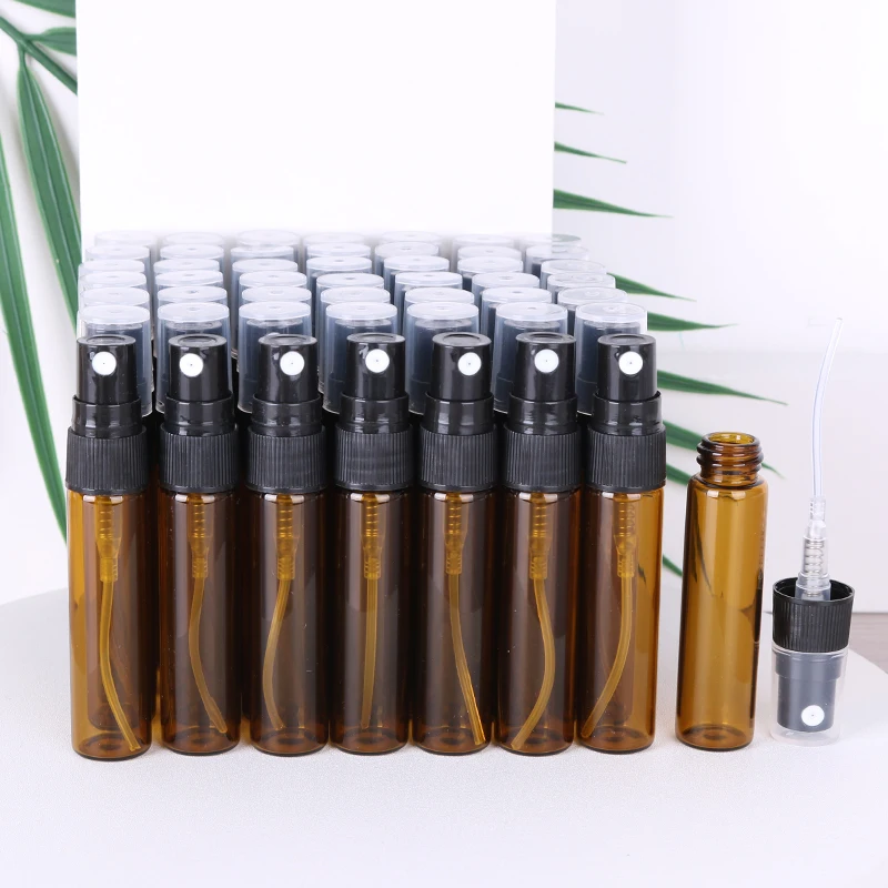 Special sale 50/piece 5ml brown high quality glass perfume bottle ...