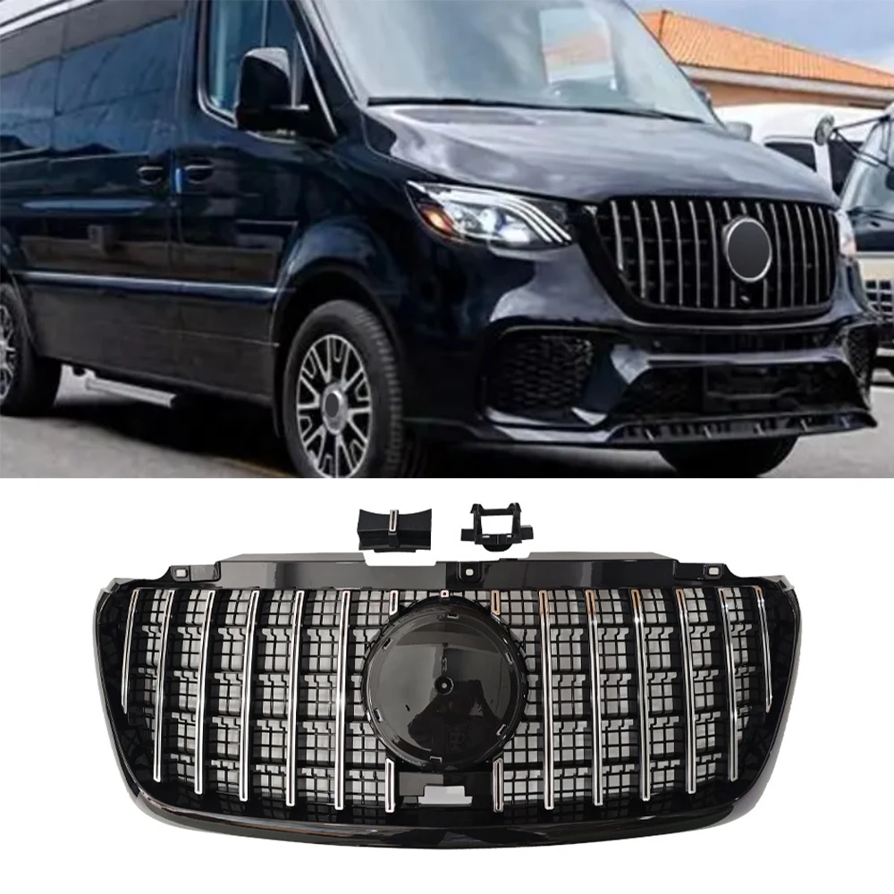 Front-Bumper-Grille-Grills-For-Mercedes-Benz-Sprinter-W907-2018-2019 ...