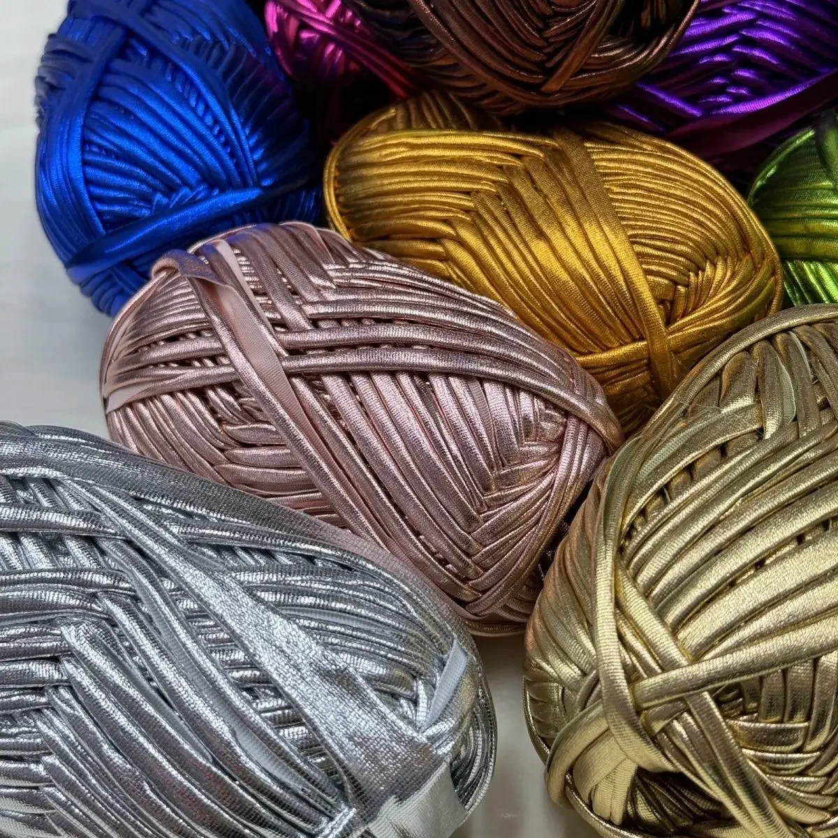 Metal-Style-Silver-Cloth-Thread-Hand-Woven-Bag-Ins-Silver-Thread-Solid ...