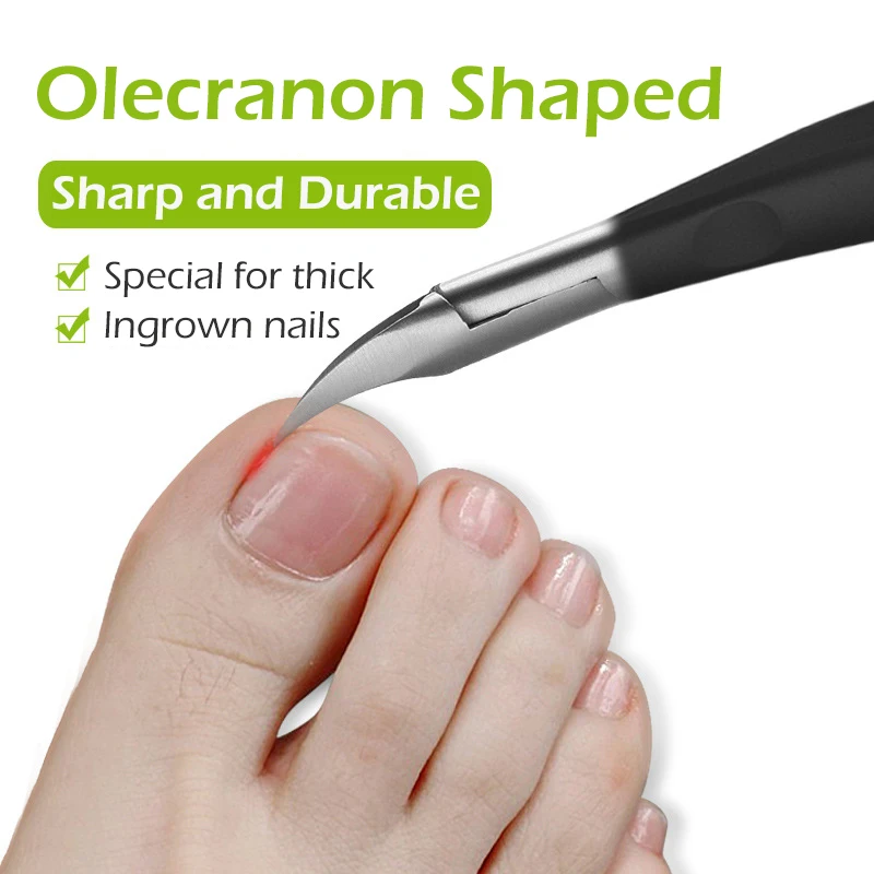 Ingrown Nail Clippers Toenail Cutter Stainless Steel Pedicure Tools ...