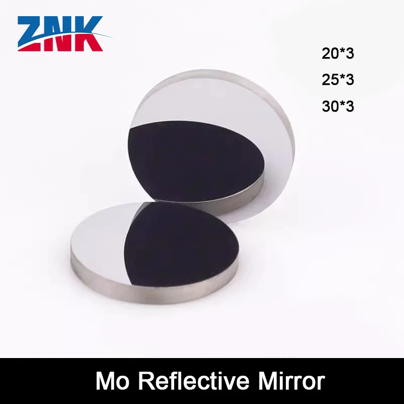ZNK Co2 Mo Reflective Mirror Dia.20/25/30 mm Thickness 3mm For Co2 ...