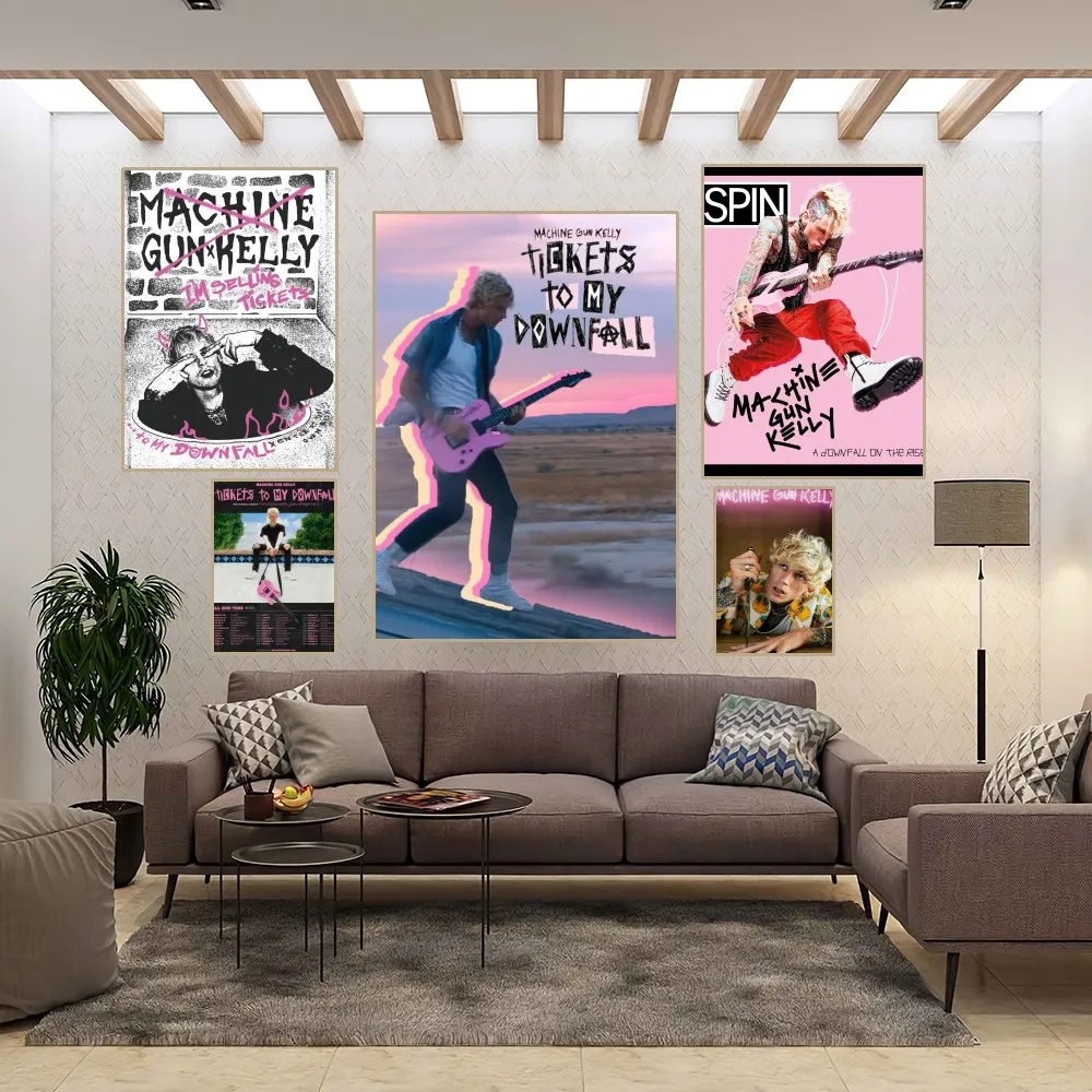 M-Machine-Gun-K-Kelly-Poster-Home-Room-Decor-Aesthetic-Art-Wall ...