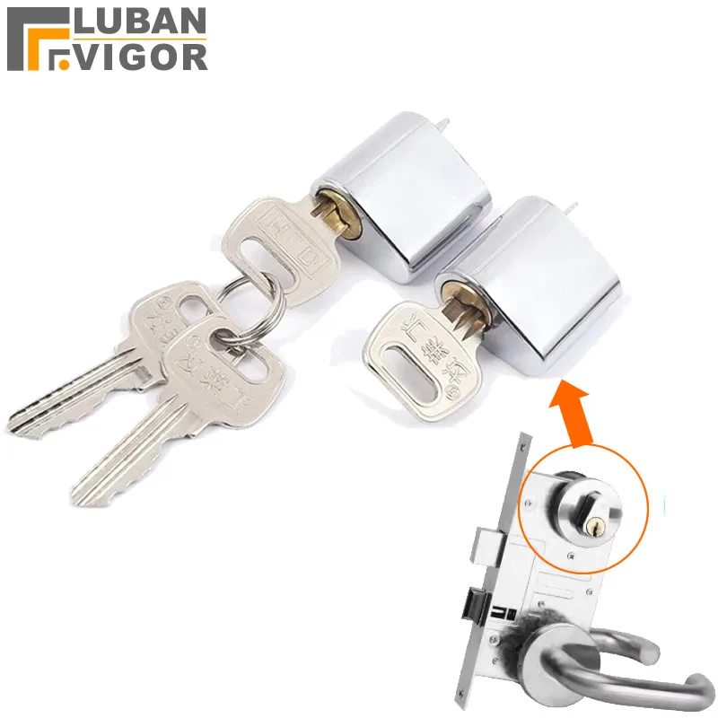 Fire-door-lock-Universal-copper-Aluminum-cylinder-Pipe-well-Escape-lock ...