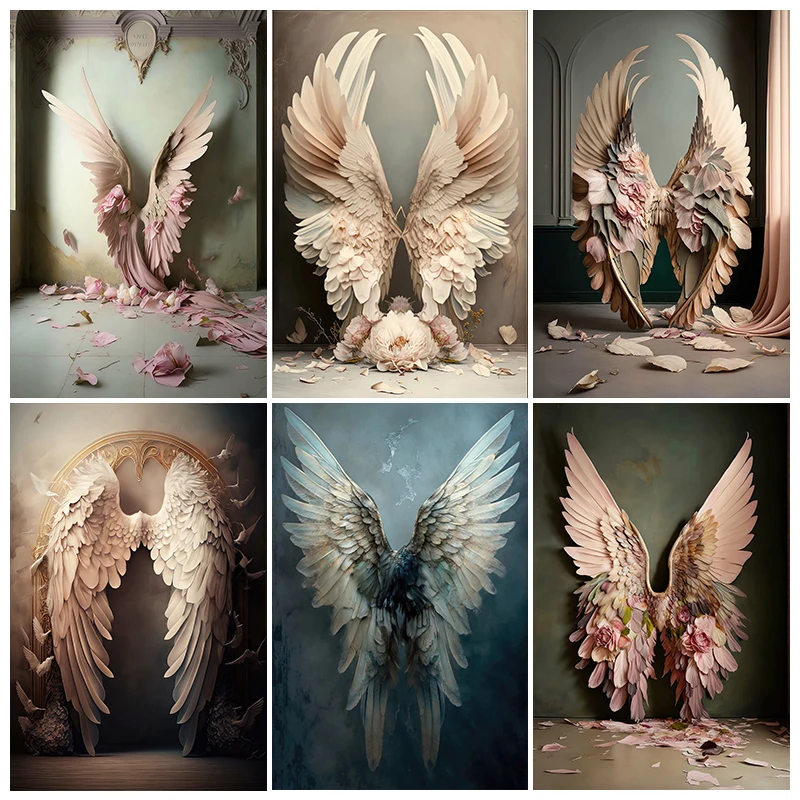 Abstract Angel Wings