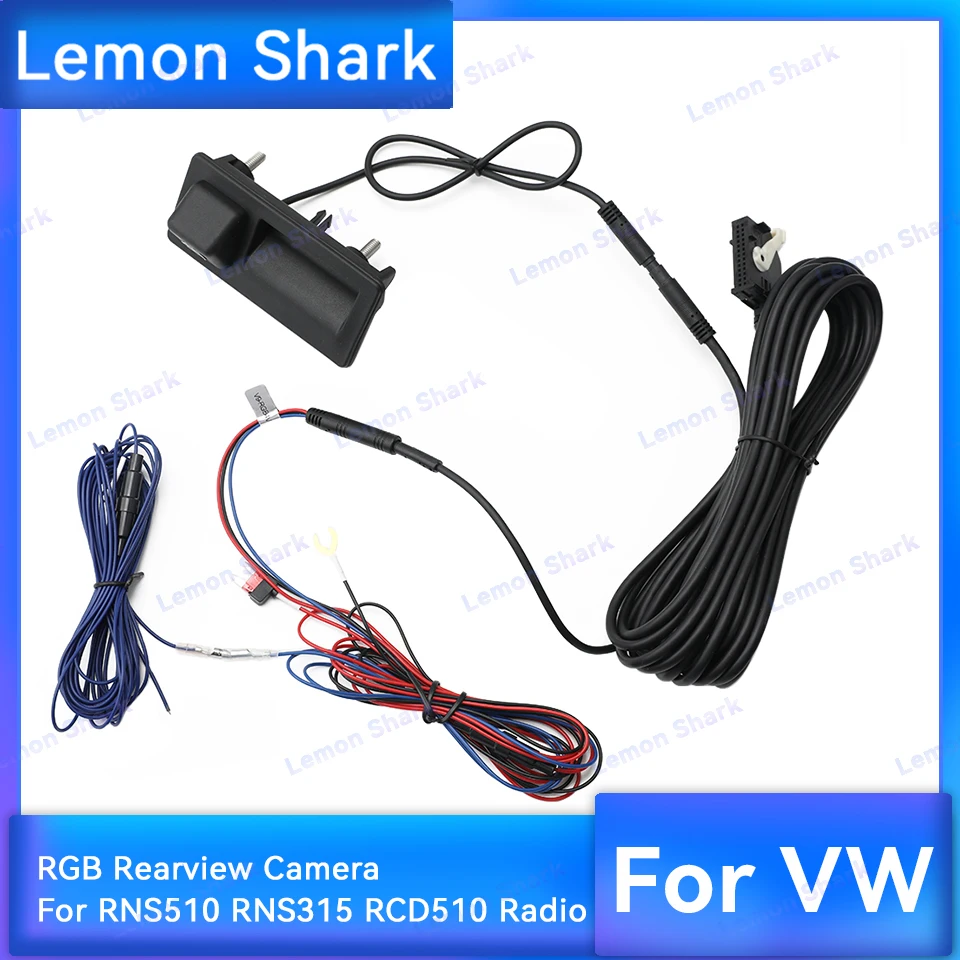 For VW RCD510 RNS510 RNS315 Car Radio RGB Rearview Camera Trunk Switch ...