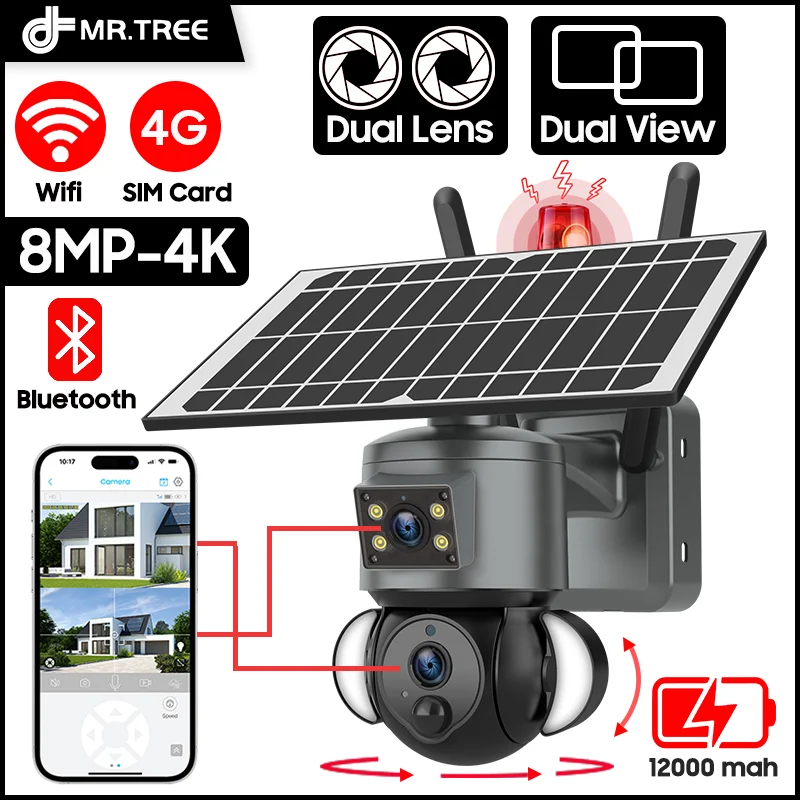 8MP-4K-Dual-Lens-4G-SIM-Slot-IP-Wireless-Solar-panel-Camera-Outdoor ...