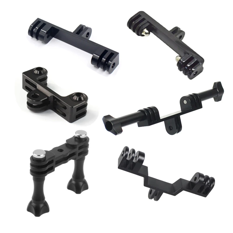 Double Mount Bracket Gopro | Flash Mount Gopro | Aluminum Gopro Mounts ...