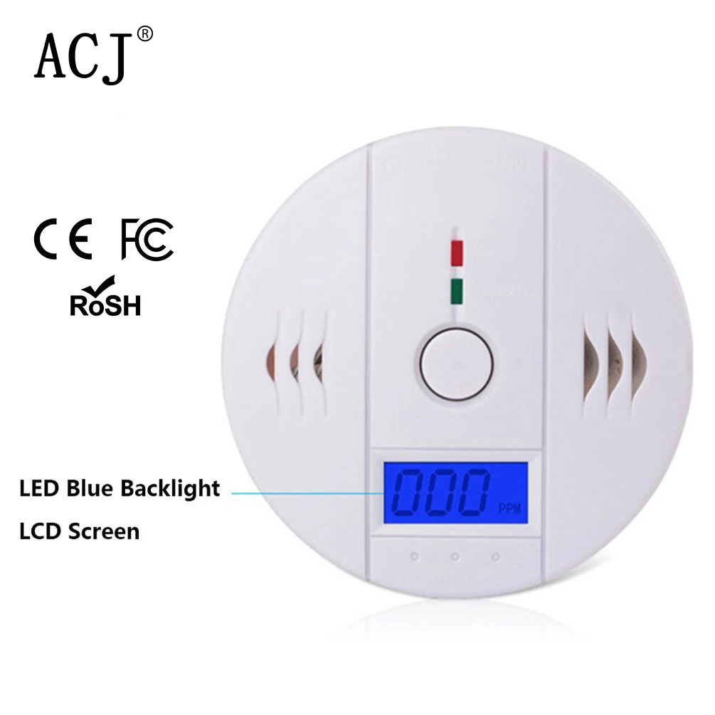 ACJ High Sensitive CO Sensor for home Wireless Carbon Monoxide ...