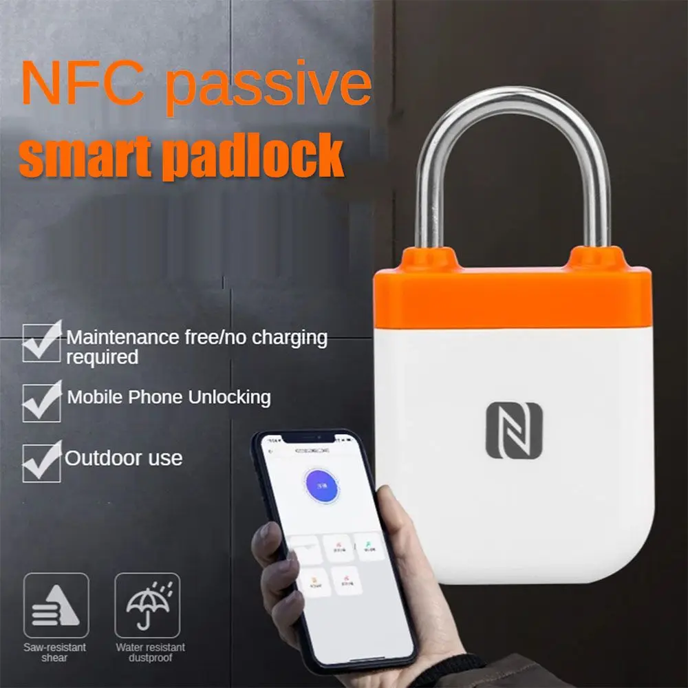 Bluetooth-compatible-Smart-Lock-NFC-Smart-Padlock-Mobile-Phone-NFC ...