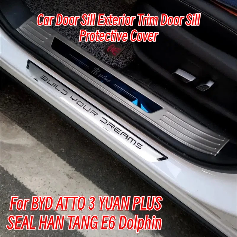 Car-Pedal-Strip-Plate-Cover-for-BYD-Series-Stainless-Steel-Door-Sill ...
