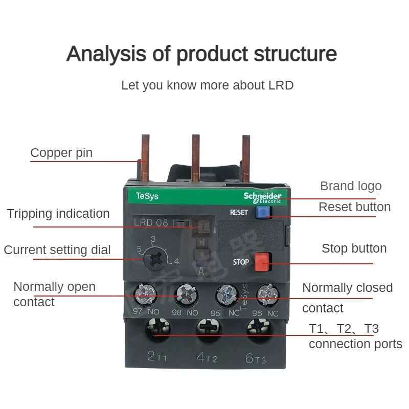 Schneider-thermal-overload-relay-LRD12C-lrd16c-lrd21c-lrd32c-Relay ...
