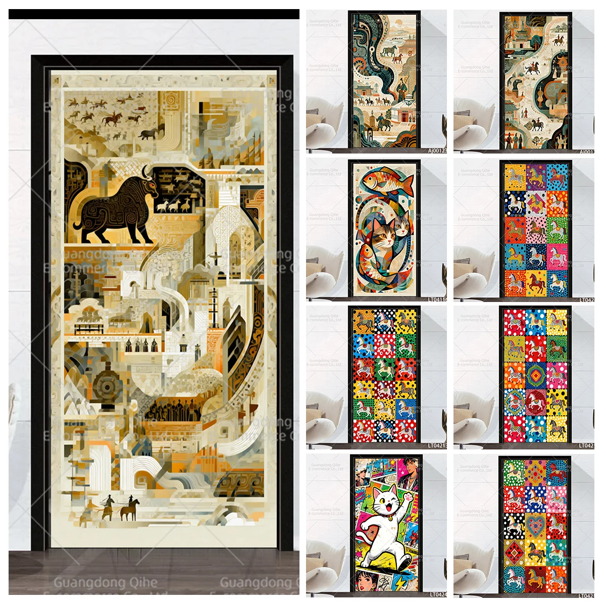 Art Mural Decals Removable Graffiti Poster 2026 New Year Decorations ...
