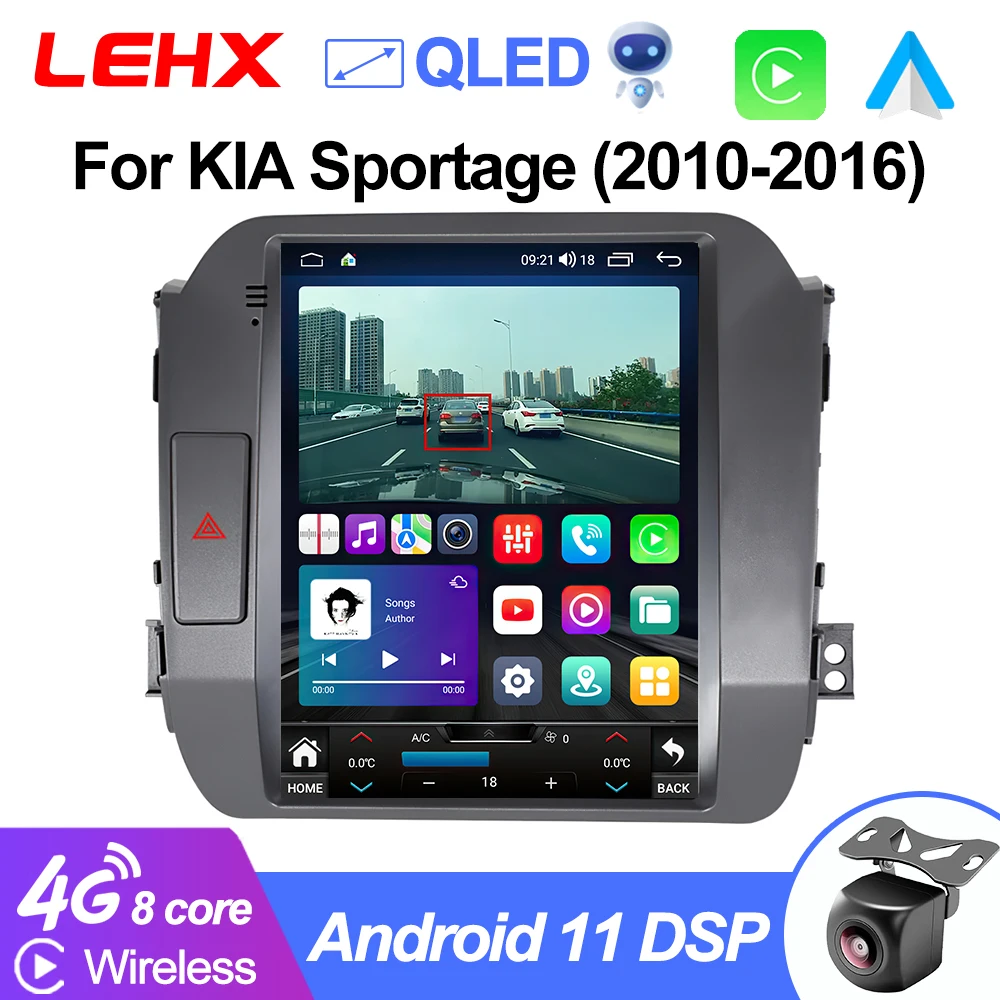 Lehx Pro 8core 5g Wifi Car Radio Android 11 Auto For Kia Sportage 3 2010-2016 2din Multimedia ...