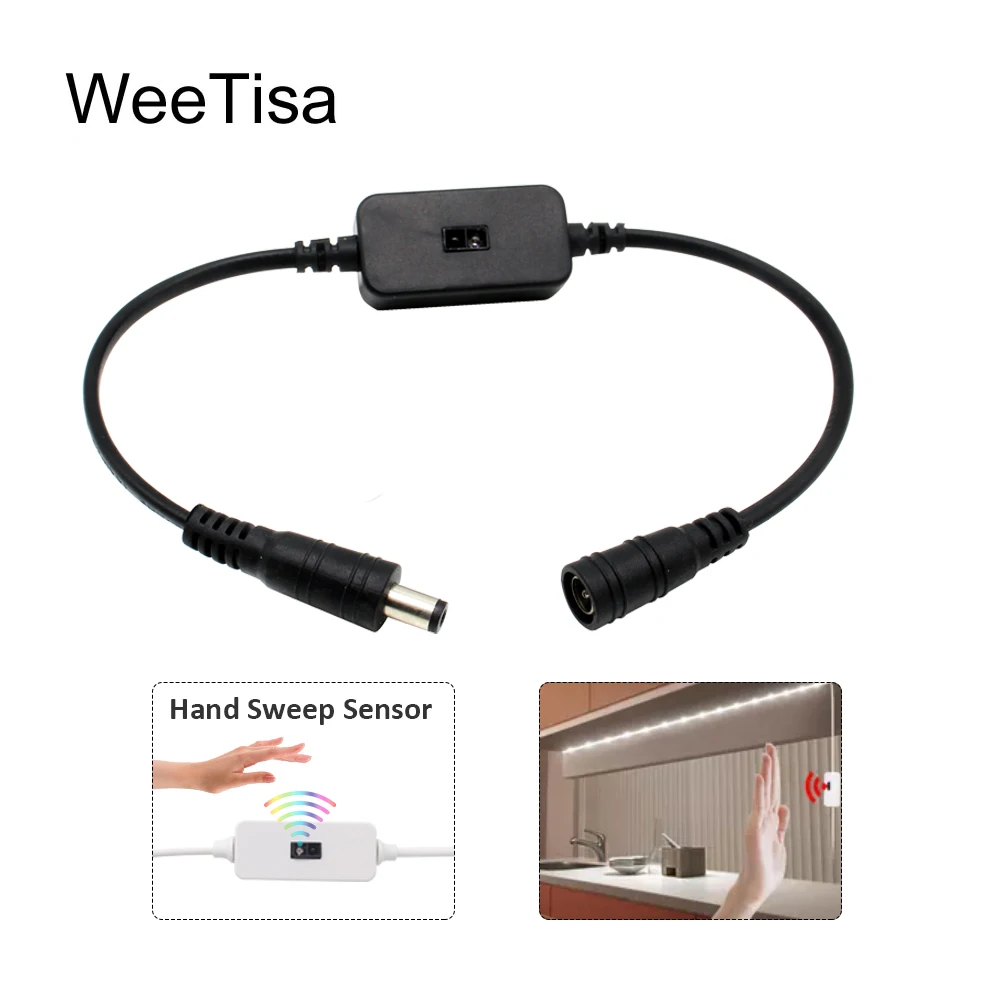 Hand Sweep Motion Sensor 12V 24V DC 5V USB Smart Dimmer Switch ON OFF ...