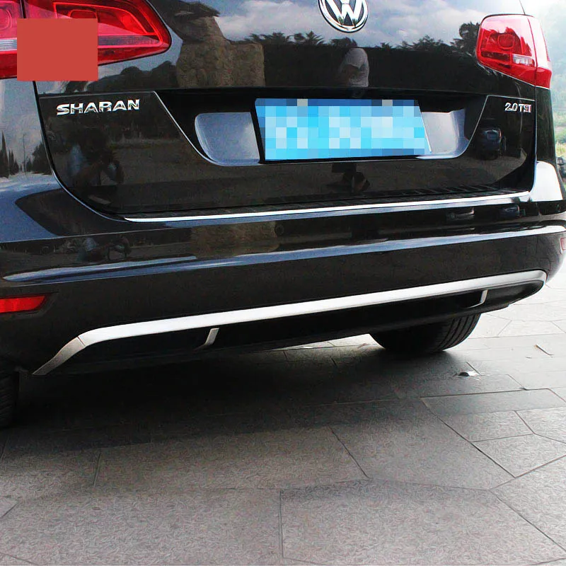 auto-styling-car-rear-bumper-trims-for-volkswagen-sharan-2011-2012-2013 ...