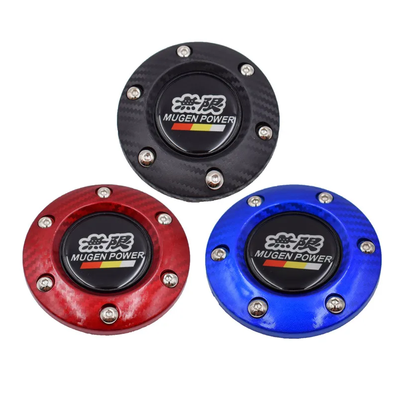 jdm-Mugen-Power-Car-Horn-Button-Sport-Steering-Wheel-Center-Cap-for ...