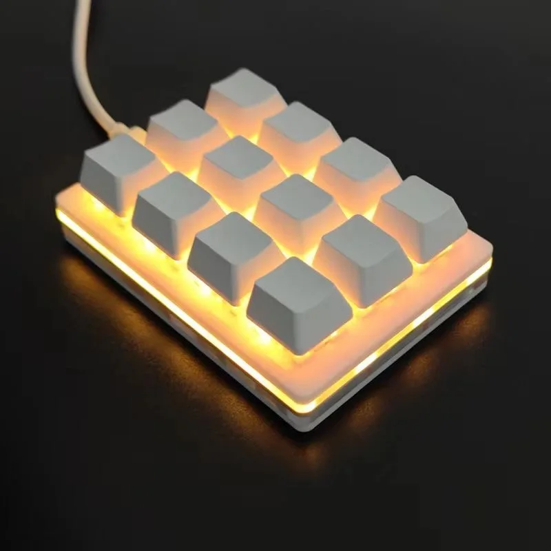 12-Keys-Mini-Macro-Keyboard-Red-Switch-RGB-Programming-Keypad-Hot-swap ...