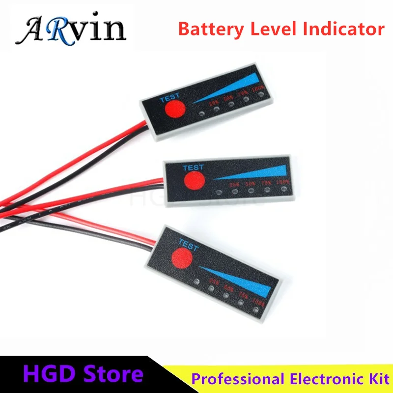 Battery-Level-Indicator-18650-Lipo-Lithium-Capacity-Tester-Meter-1S-2S ...