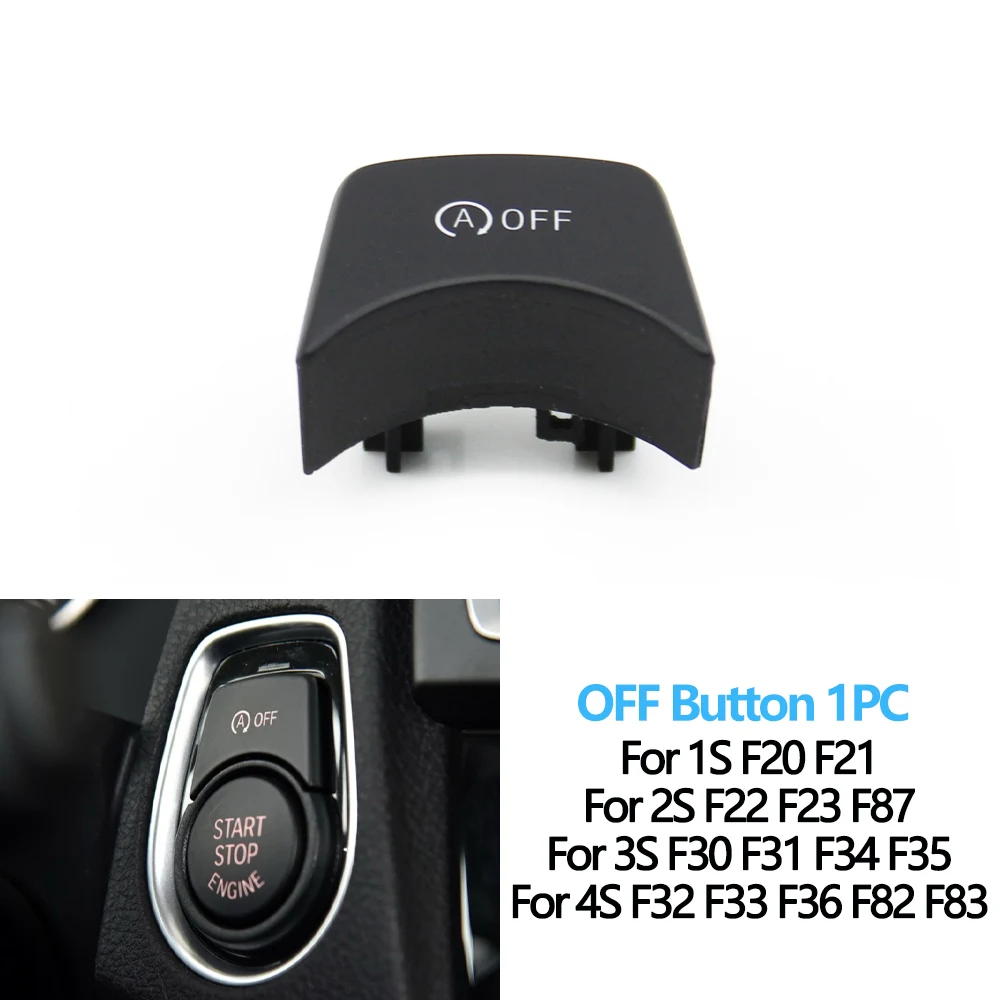 Stop Start Button Cover Car Red Start Stops Engine Switchs Button Cover ...