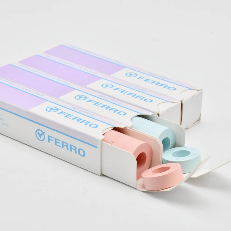 Dental-Temperature-Calibration-Ring-15pcs-Box-for-Furnace-Temperature ...