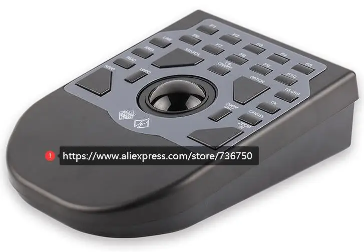 Original-Shima-Seiki-Trackball-Track-Ball-Keyboard-Sub-control-Keypad ...