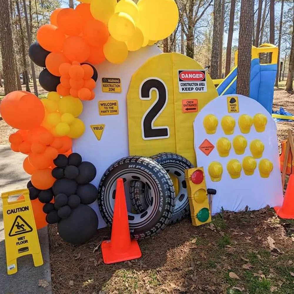 Construction Zone Party Signs