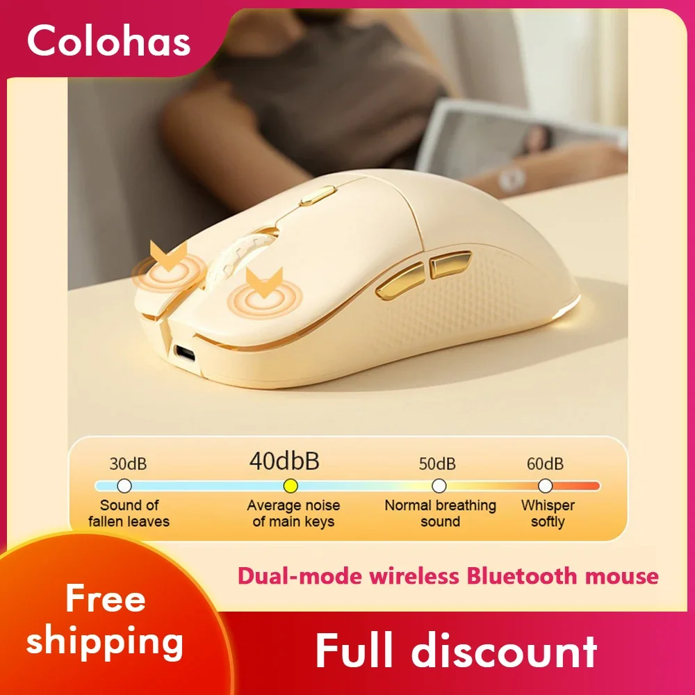 USB-2-4GHz-Wireless-Mouse-Silent-Rechargeable-Bluetooth-Dual-Mode-for ...