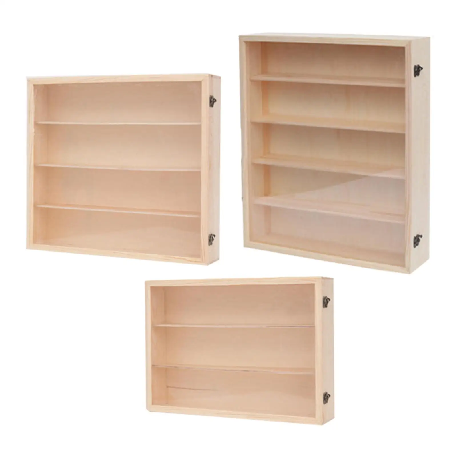 Diecast-Car-Display-Cabinet-Model-Car-Display-Case-Wood-Action-Figures ...