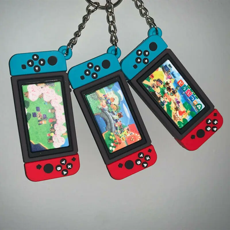 Game-Machine-Keychains-Soft-Rubber-PVC-Nintendo-Switch-Keyrings-Toy ...