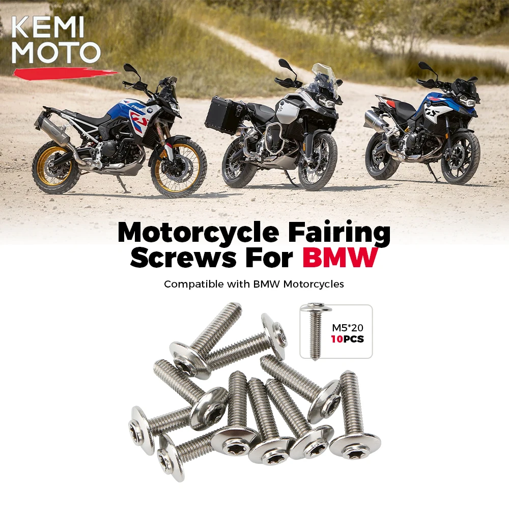 For BMW Motorcycle Shell Stainless Steel Screws R1200GS ADV R1250GS ...