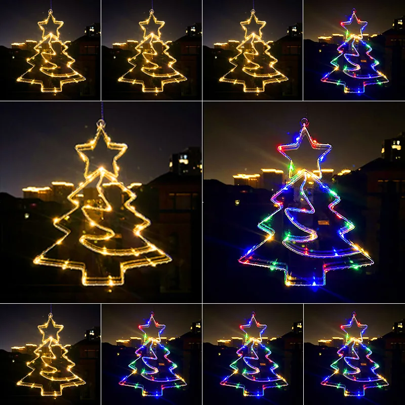 Christmas-Led-Lights-Ornaments-Christmas-Tree-Star-LED-Window-Decor ...
