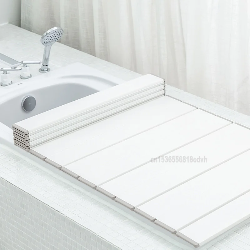 Bathroom-Bathtub-Cover-Folding-Insulation-Dust-Bath-Tub-Lid-Foldable ...
