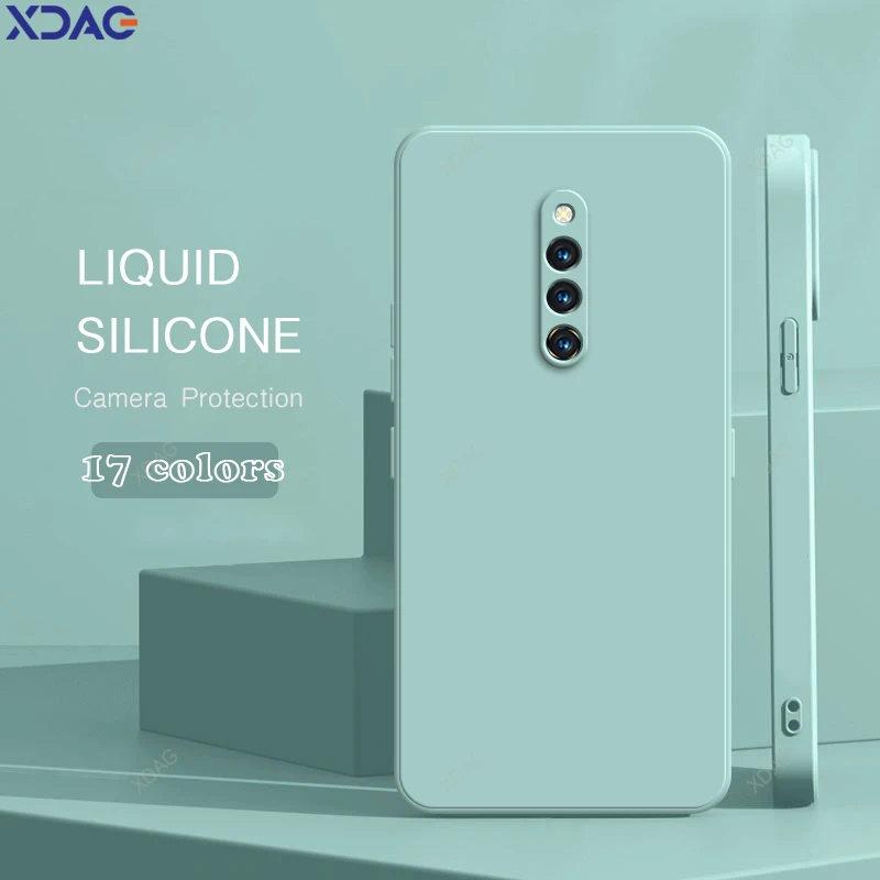 Solid Color Mobile Phone Case for VIVO X27 Pro X27Pro Luxury Funda ...