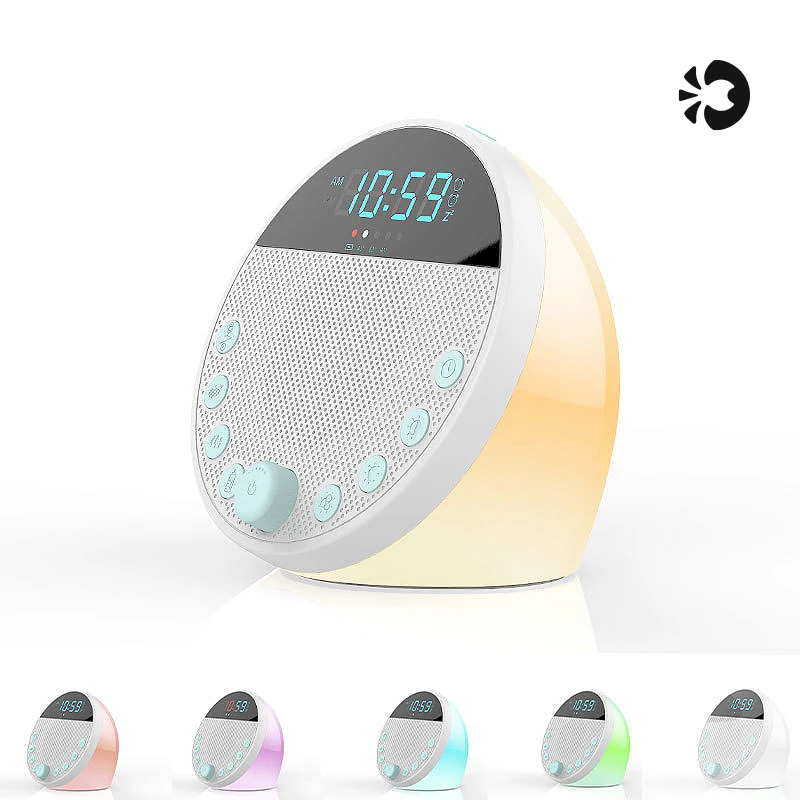 White-Noise-Sound-Machine-Baby-With-Night-light-Player-18Style-Sounds ...