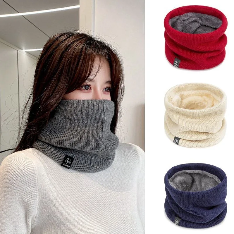 Winter Cycling Neck Scarf for Both Men and Women with Knitted Head and ...
