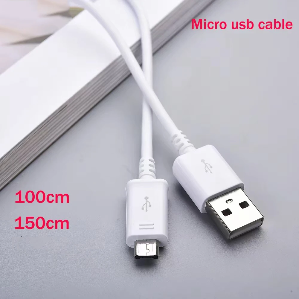 Original For Samsung Micro USB Cable 100/150CM Charger Data Cord For ...