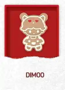 Christmas Gingerbread Man Series Popbean Molly Dimoo Labubu Pucky Haci ...