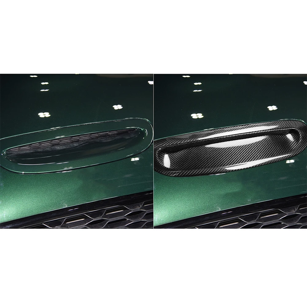 For BMW MINI Cooper S R53 Real Carbon Fiber Engine Cover Air Intakes ...