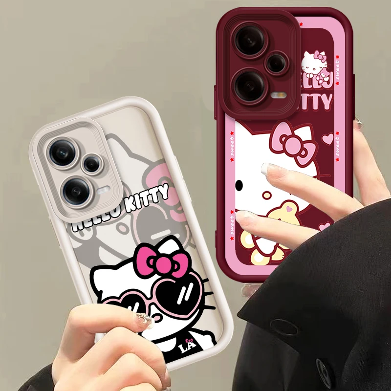 Sanrio-Hello-Kitty-Kuromi-Eye-Ladder-per-Xiaomi-Redmi-Note-13-12-12C-11 ...