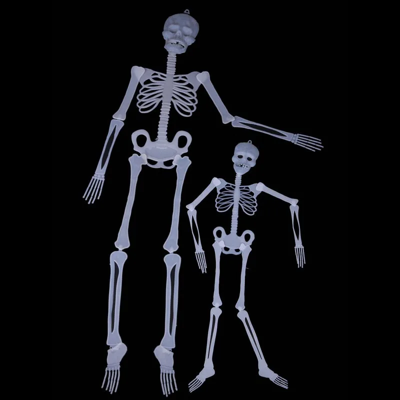 Halloween-Movable-Skeleton-Fake-Human-Skull-Bones-Halloween-Party-Home ...