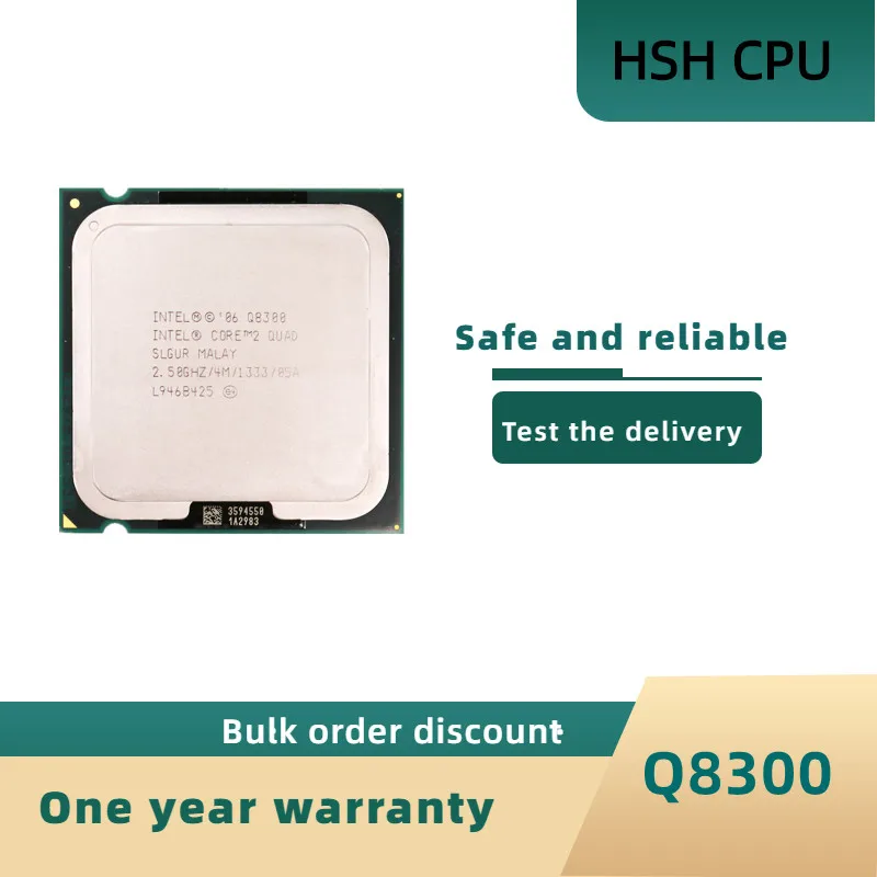 Procesador Intel Core 2 Quad Q8300 2,5 GHz Quad Core Quad Thread CPU 4M ...