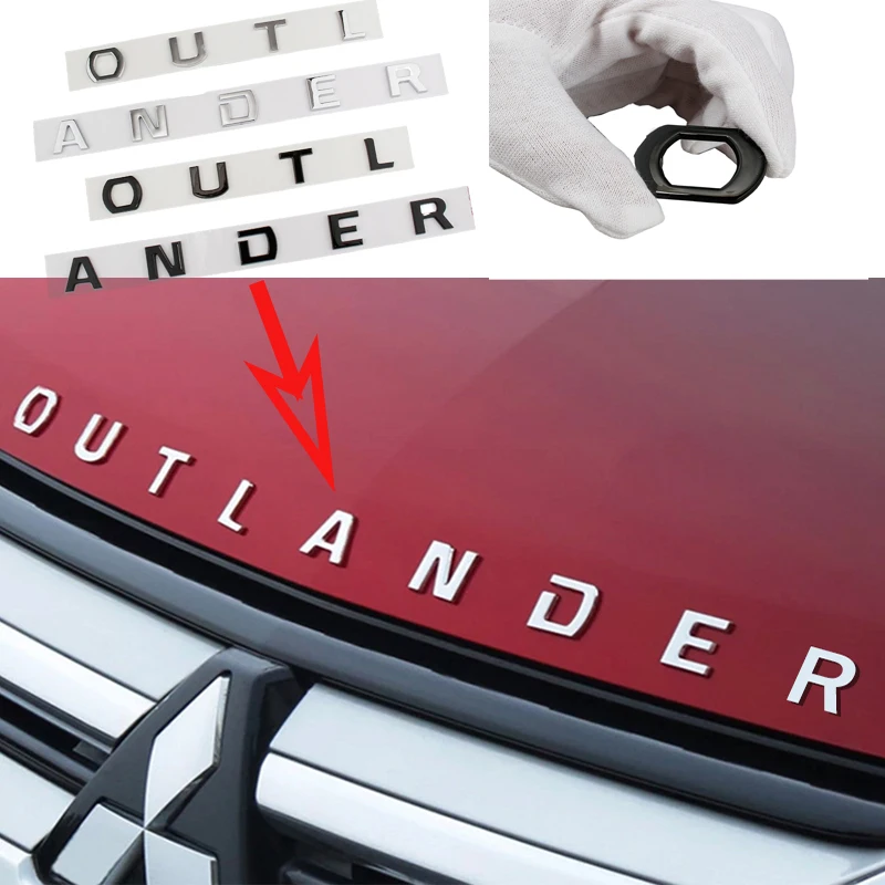 ABS-Chrome-Car-3D-Letters-Hood-Emblem-Logo-Badge-Car-Stickers-Style-For ...