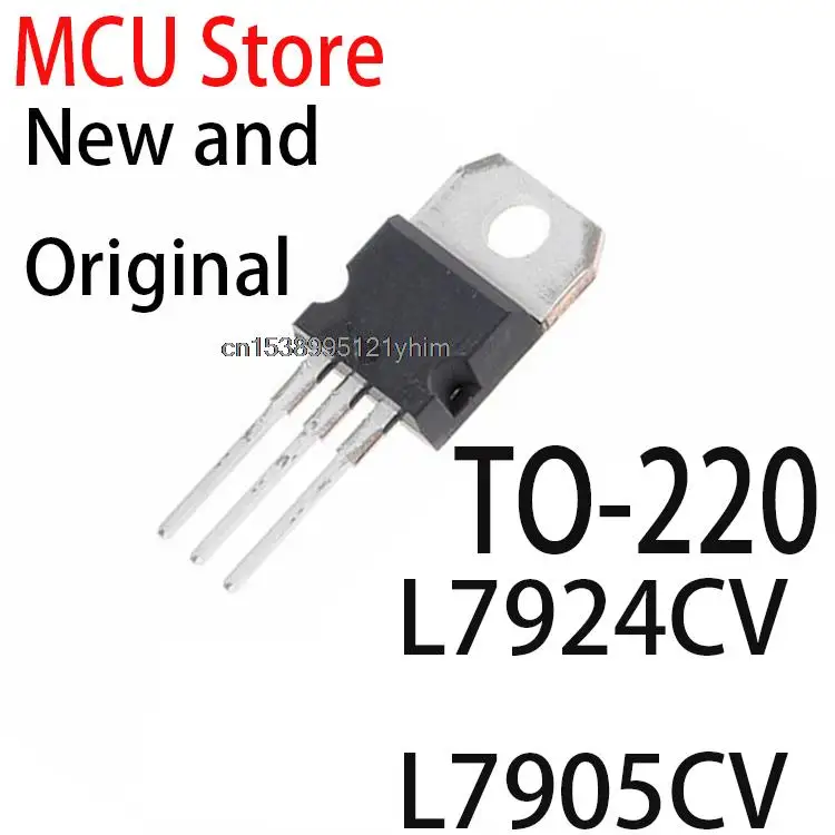 10-PE-AS-Novas-e-Originais-L7908-L7909-L7912-L7915-L7924-Transistor-TO ...