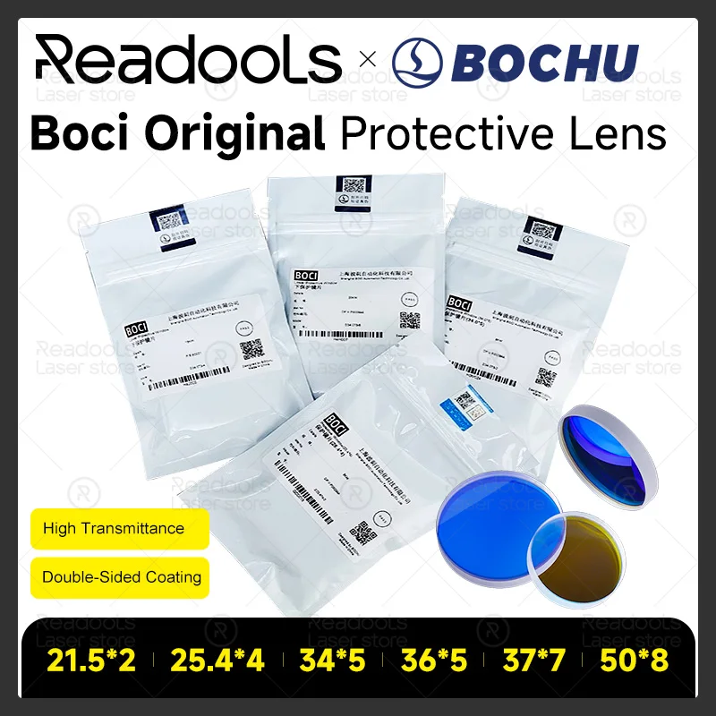 Boci Laser Protective Lens D25.4T4 D34T5 D21.5T2 8kw 15kw 20kw 30kw ...