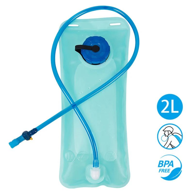Folding-Water-Bag-with-Drinking-Tube-2L-Hydration-Bladder-Leak-Proof ...